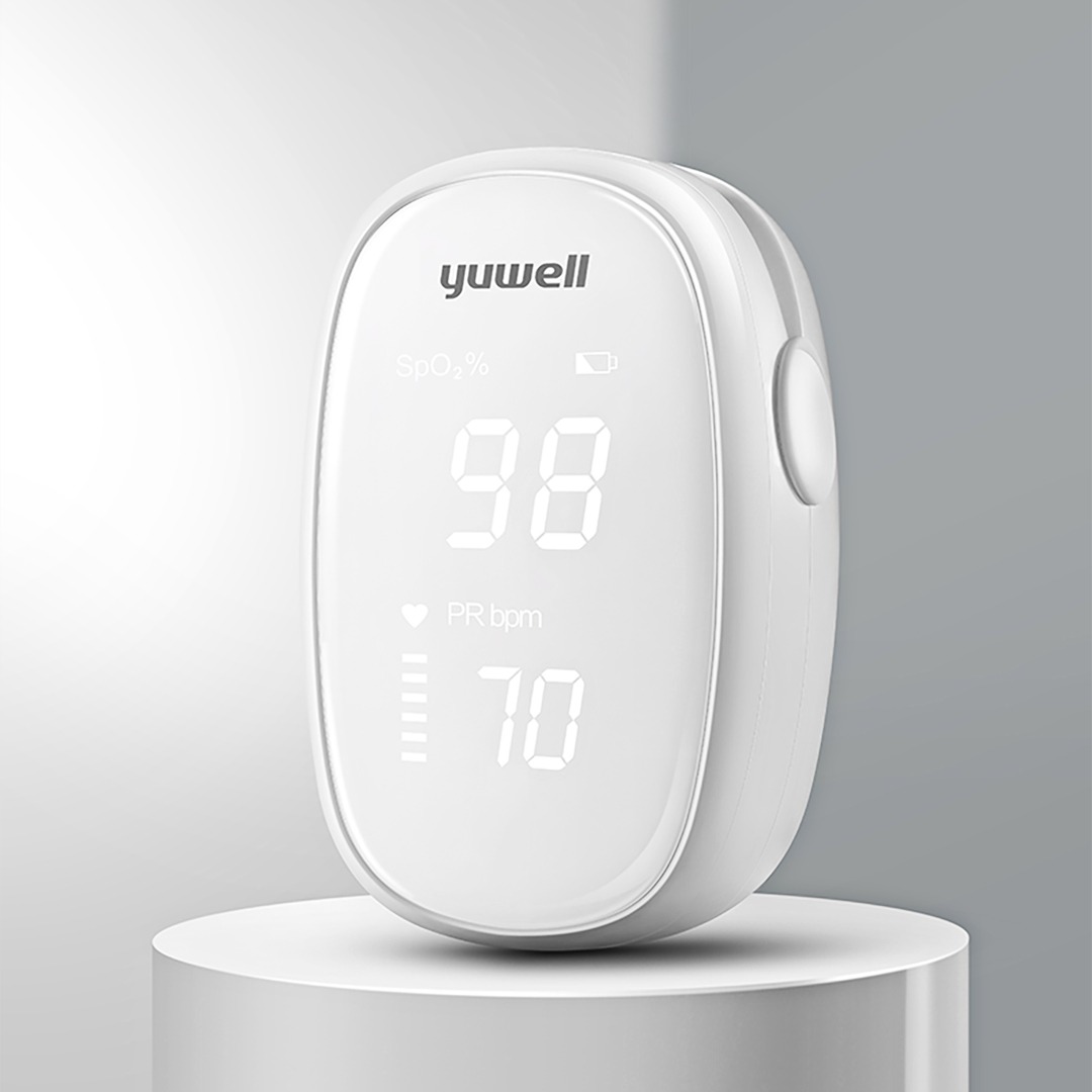 Yuwell – YX102 Fingertip Pulse Oximeter Blood Oxygen Saturation Monitor ...